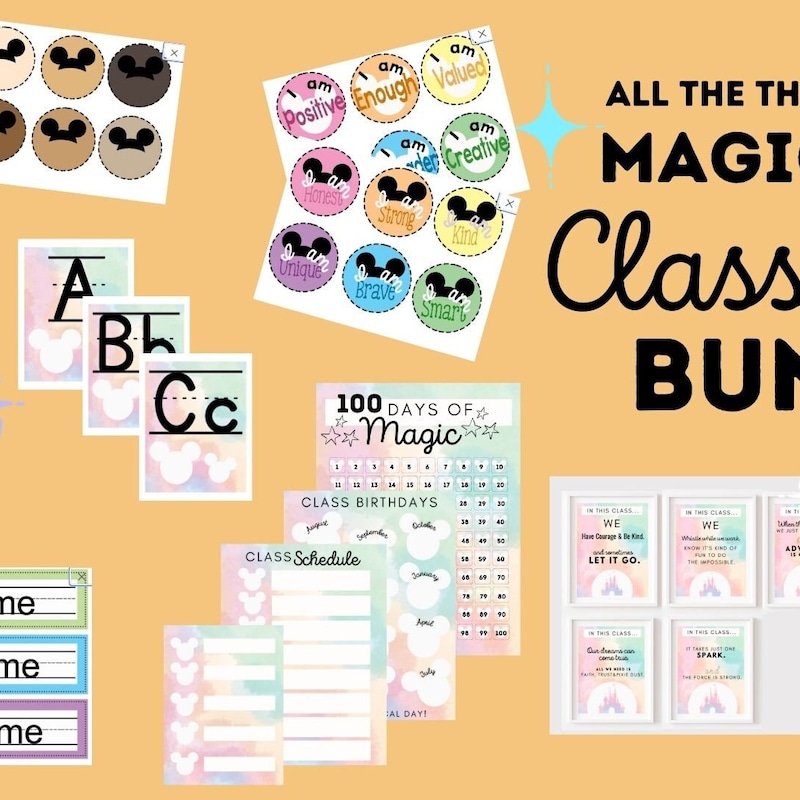 Disney classroom - Etsy