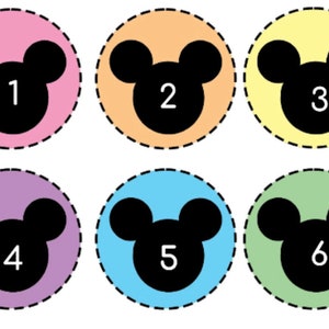 Magical Mickey Castle Classroom Decor - Extra Large BUNDLE - Pastel ...