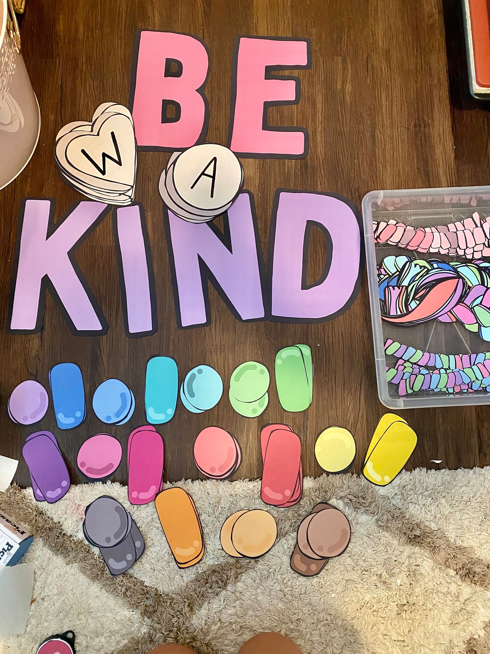 Learning Era Classroom Decor Bulletin Letters Friendship Bracelets PDF ...