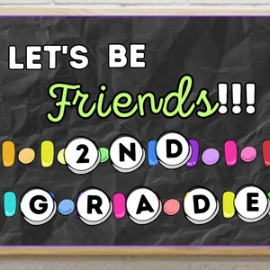 Learning Era Classroom Decor - Bulletin Letters- Friendship Bracelets ...