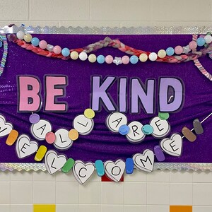 Learning Era Classroom Decor - Bulletin Letters- Friendship Bracelets ...