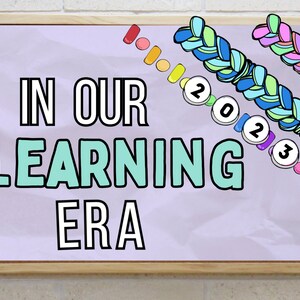 Learning Era Classroom Decor - Bulletin Letters- Friendship Bracelets ...