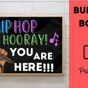 Hip Hop Hooray Classroom Decor - Bulletin Letters _ Rap Music Board ...