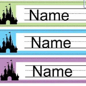 Magical Mickey Castle Classroom Decor - Extra Large BUNDLE - Pastel ...