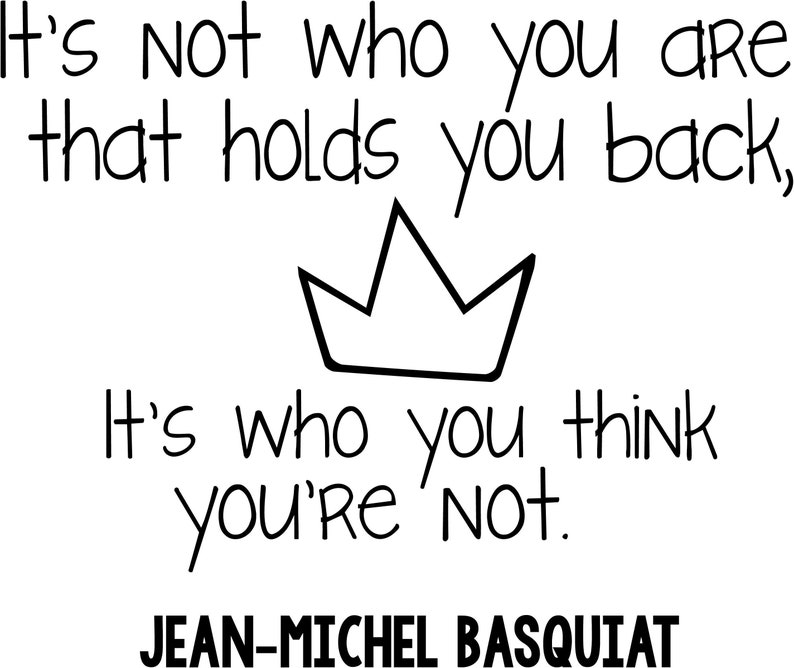 Jean Michel Basquiat- King - Crown - Artist - SVG Cut File - BUNDLE ...