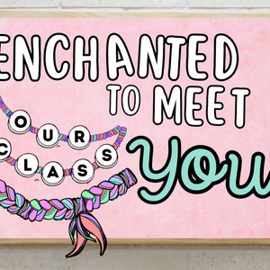 Learning Era Classroom Decor - Bulletin Letters- Friendship Bracelets ...