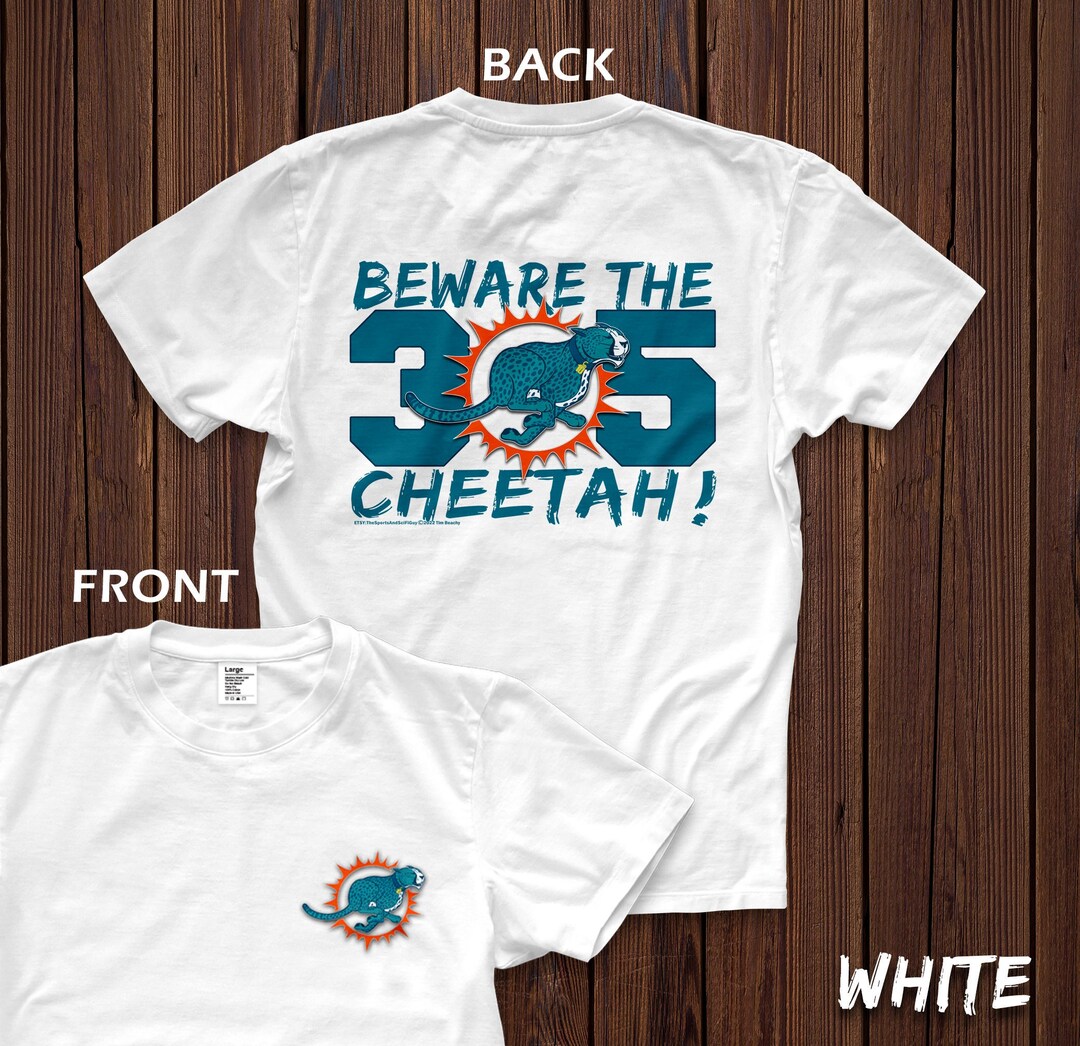 Beware the Cheetah Miami Dolphins Tyreek Hill 305 T Shirt - Etsy
