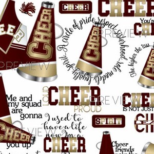Cheerleader Clip Art, MANY COLORS, Maroon White Cheer Clipart ...