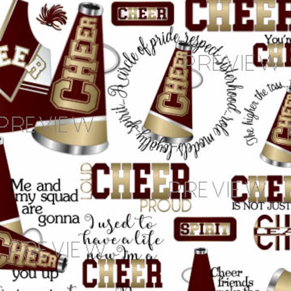 Cheerleader Clip Art, MANY COLORS, Maroon White Cheer Clipart ...