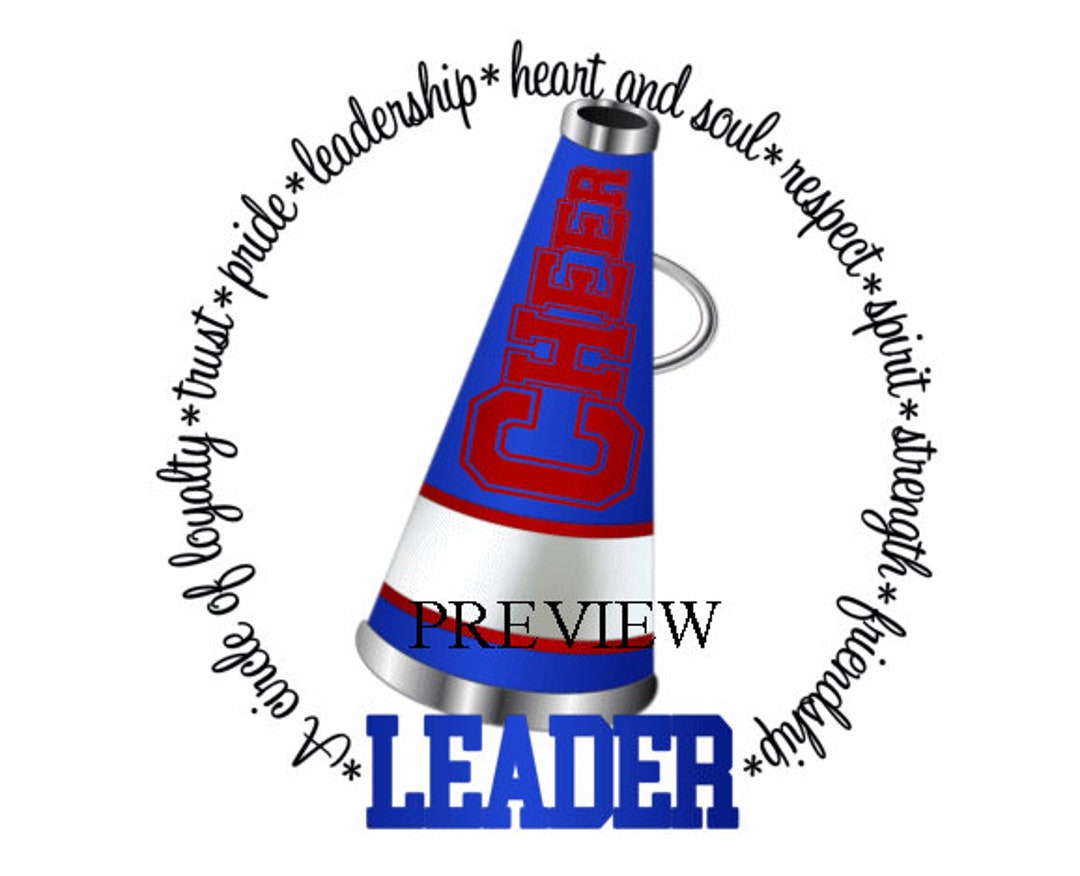 Cheerleader Clip Art, MANY COLORS, Royal Blue Red Cheer Clipart ...