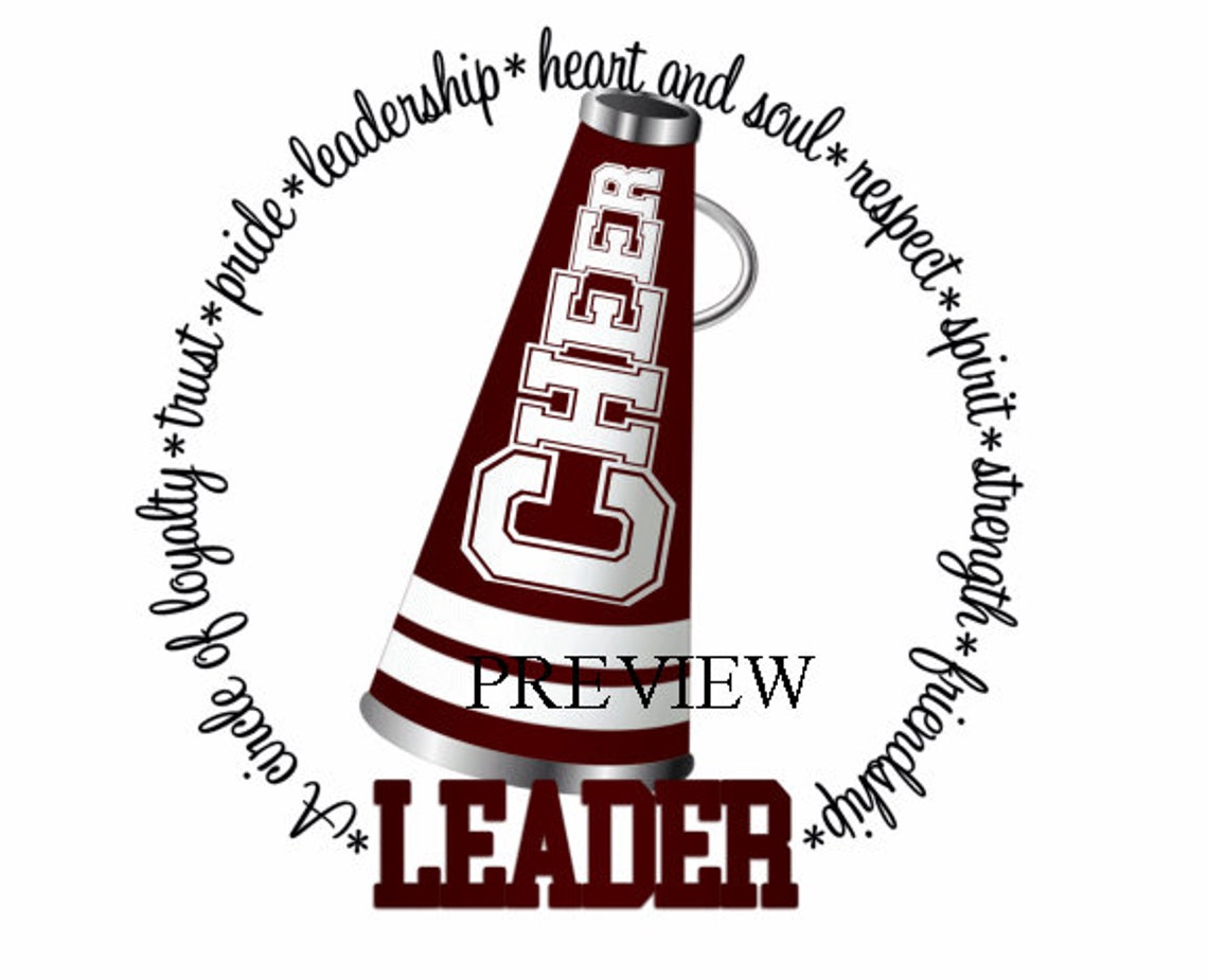 Cheerleader Clip Art, MANY COLORS, Maroon White Cheer Clipart ...