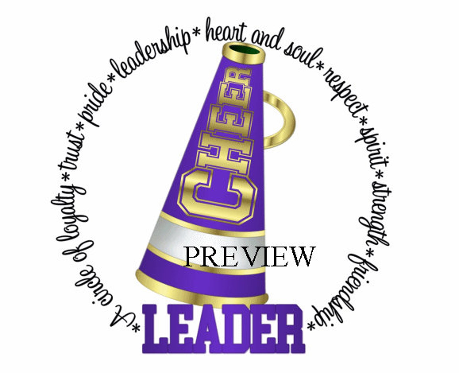 Cheerleader Clip Art, MANY COLORS, Purple Gold Cheer Clipart ...