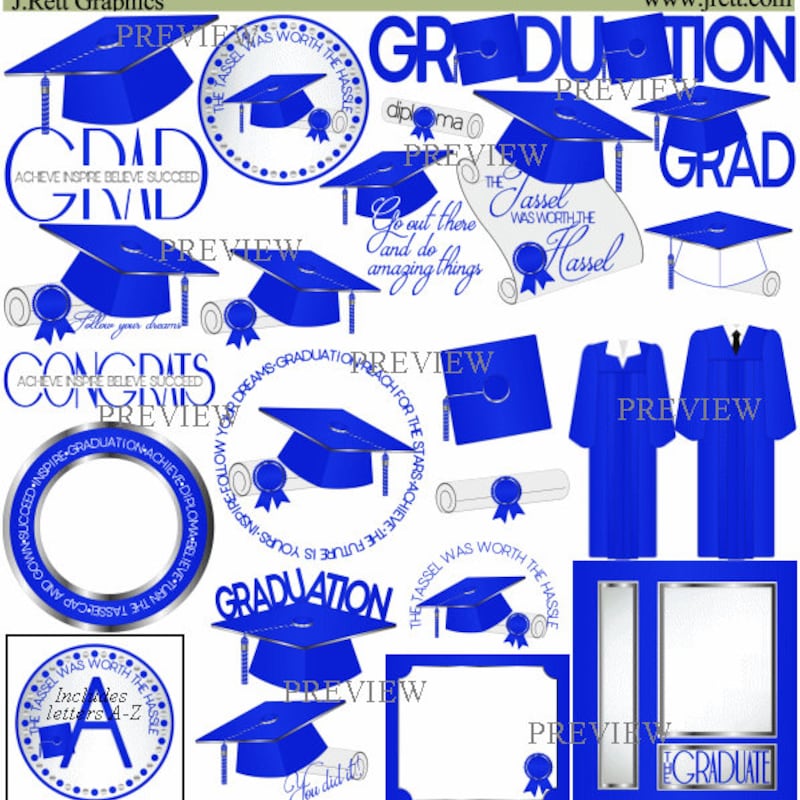 Graduation Clip Art' - Etsy