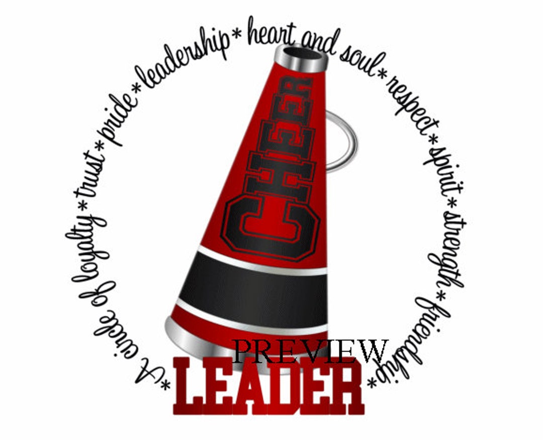 Cheerleader Clip Art, MANY COLORS, Red Black Cheer Clipart ...