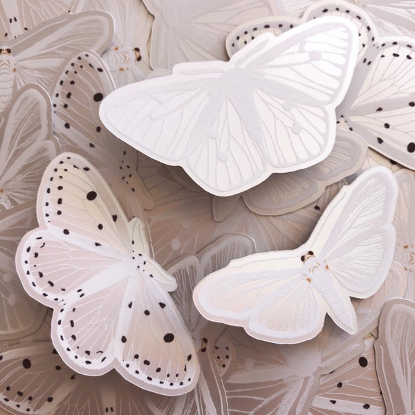 White Moth - Etsy