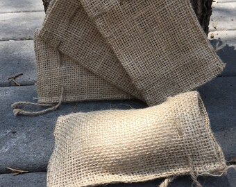 Small burlap bags | Etsy