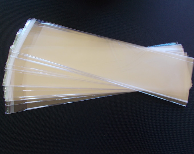 200 Self Sealing 3 X 11" Crystal Clear Plastic, Pretzel Rods, Cello ...
