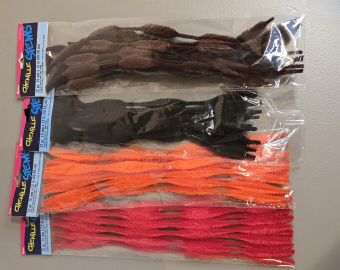 Chenille Bump Stems- 12 Piece Pack - Etsy