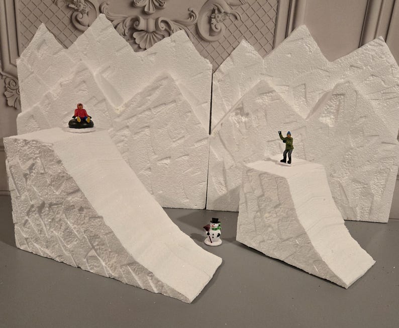 Ski Slope for Village Displays- Styrofoam - Etsy