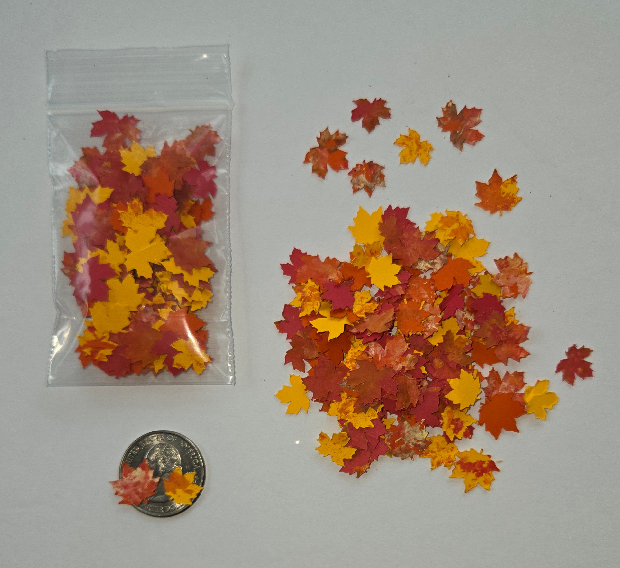 Tiny Fall/autumn Leaves - Etsy