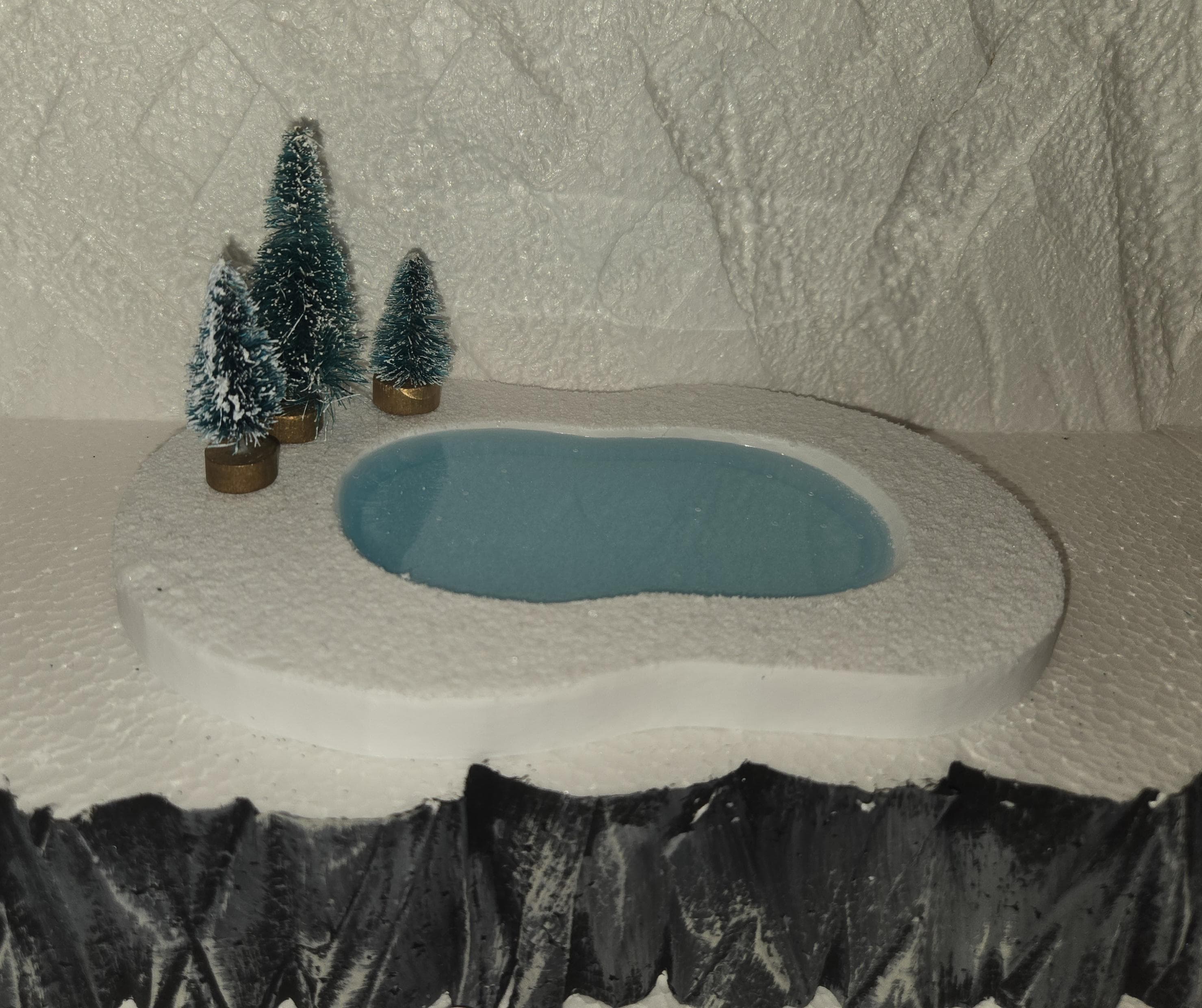 Winter Pond for Village Displays - Etsy