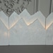 Snowy Mountain for Village Displays- Styrofoam - Etsy