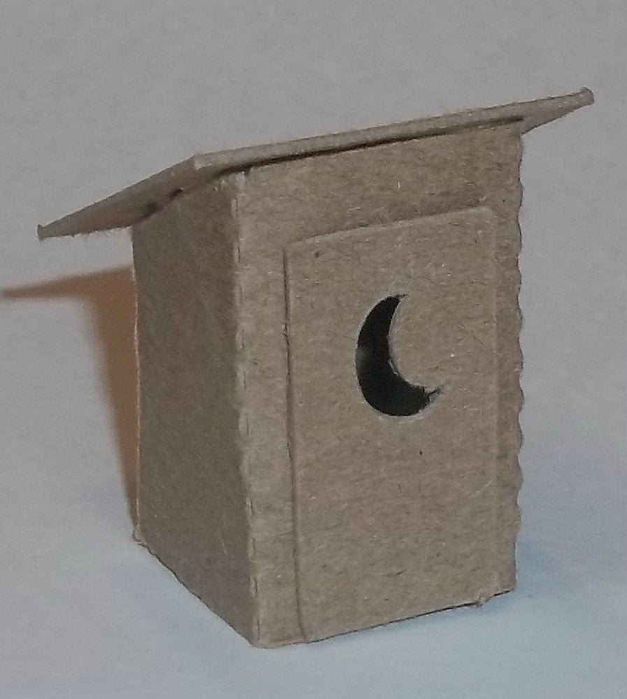 Little Village Christmas Houses- Mini Outhouse - Etsy