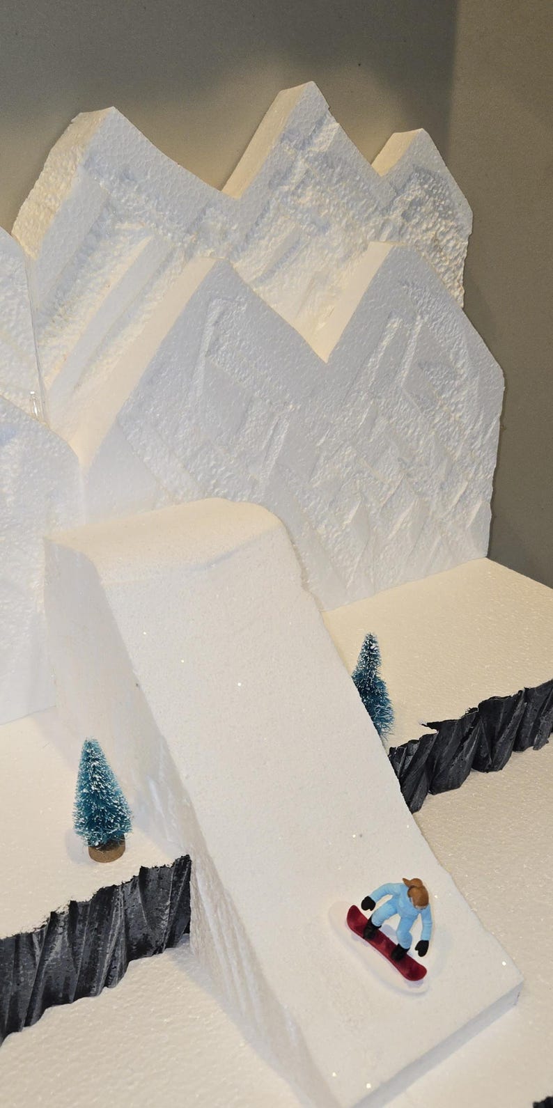 Ski Slope - Ski Mountain for Village Displays - Etsy