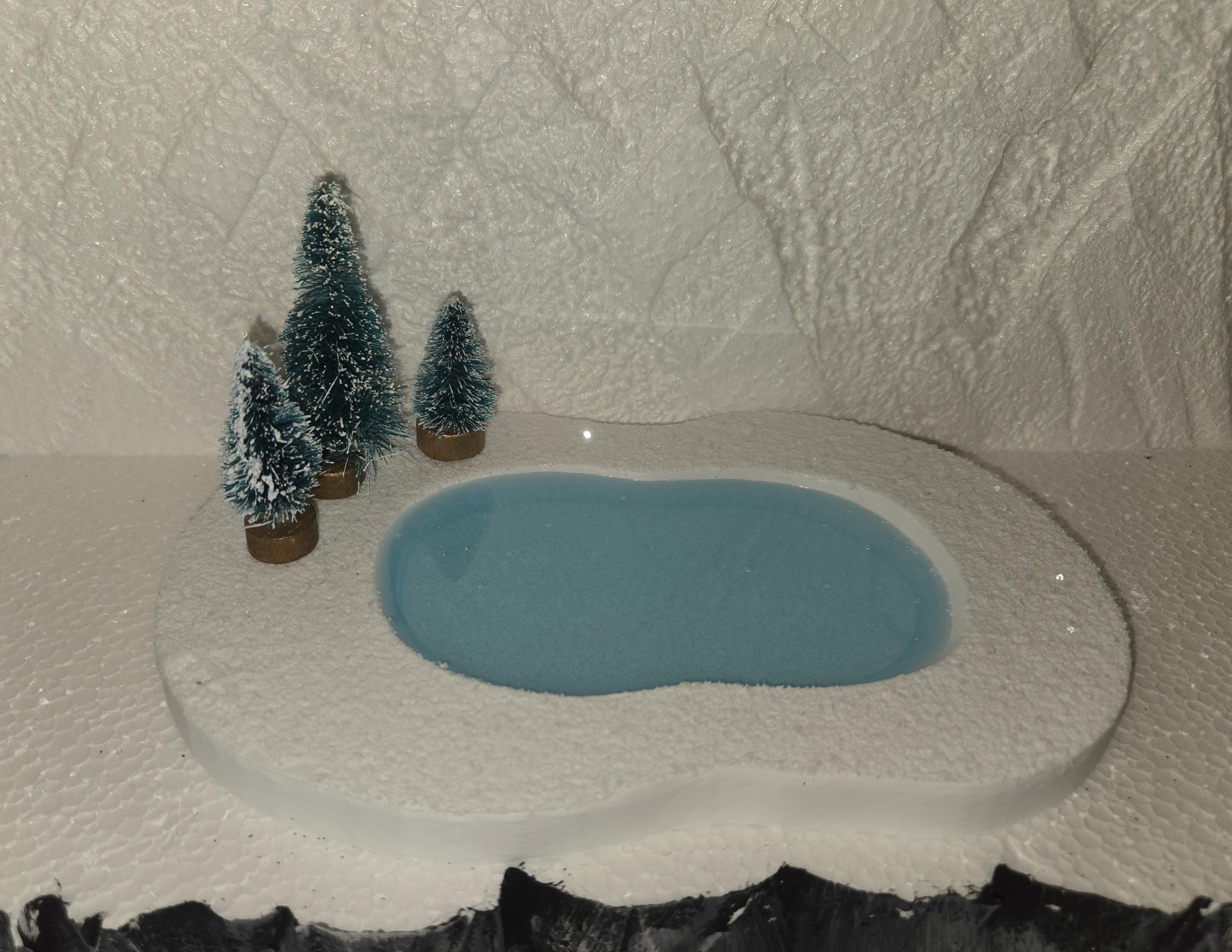 Winter Pond for Village Displays - Etsy