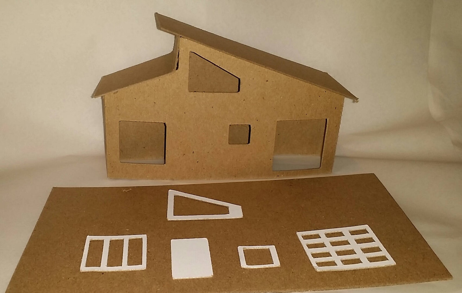 Little Village Houses DIY Cardboard Putz Style House | Etsy