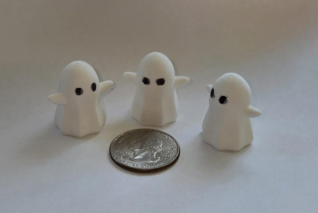 Mini Ghosts - Mini Fall/halloween Village - Set of 3 - Etsy