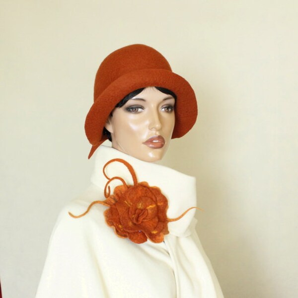 Rust Color Felt - Etsy