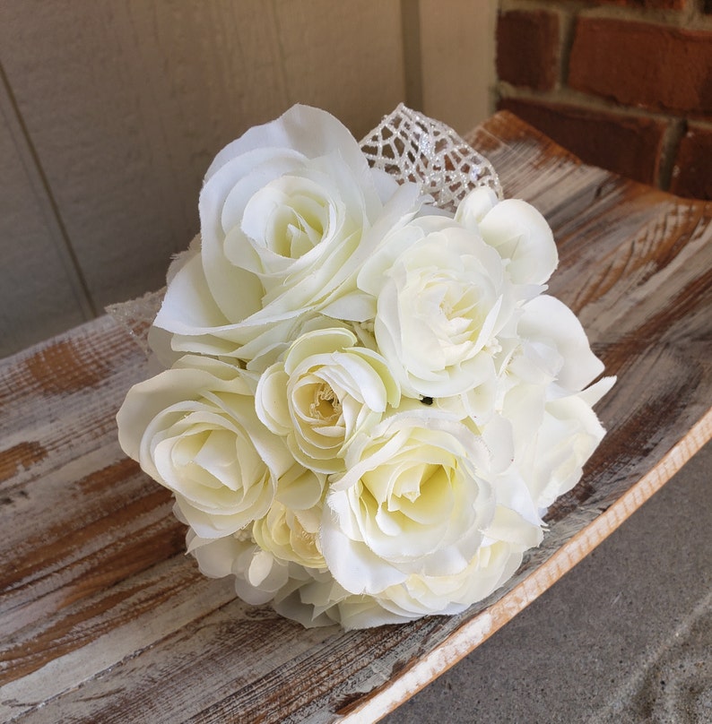 Wedding Toss Bouquet / Throw Away Bouquet - Etsy