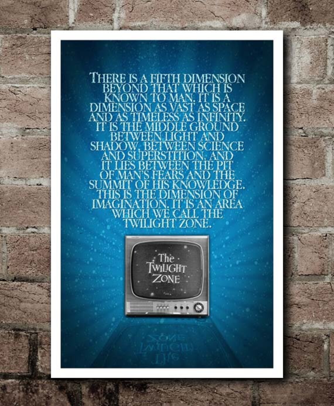 The Twilight Zone SEASON ONE Intro Poster (12"x18") - Etsy