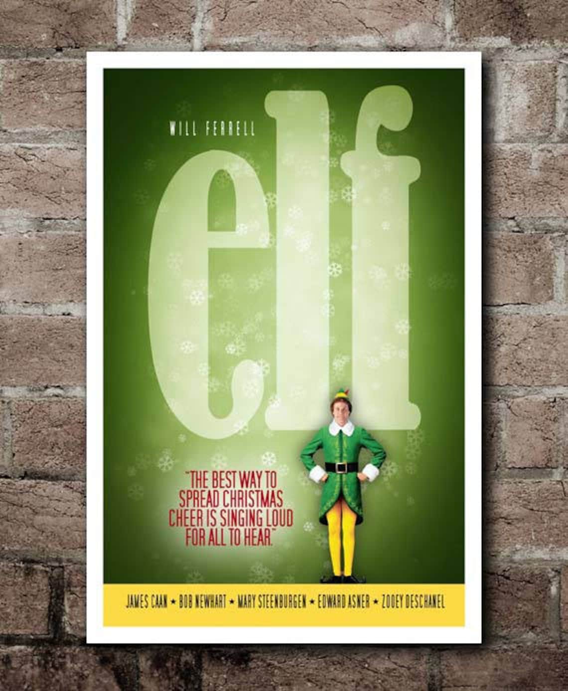 ELF Movie Quote Poster 12x18 | Etsy