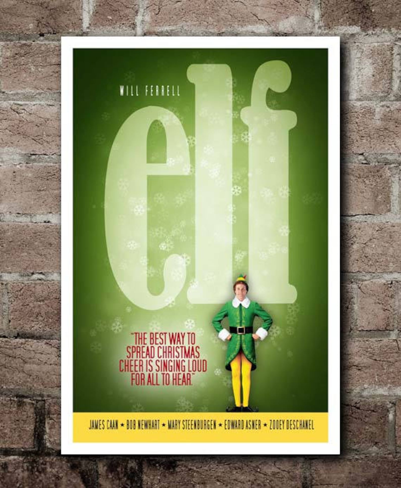 ELF Movie Quote Poster 12x18 | Etsy