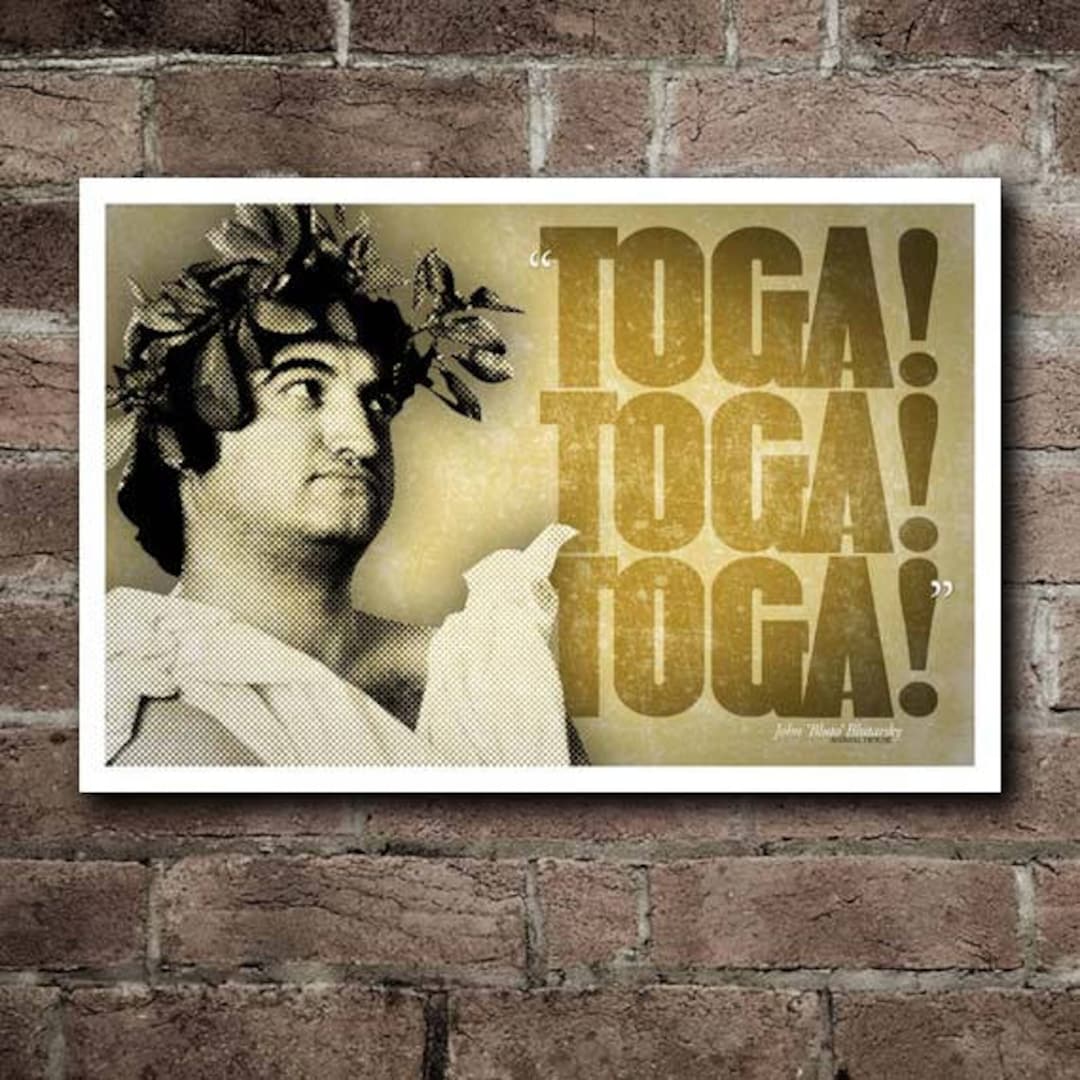 Animal House "toga!" Quote Poster (18"x12") - Etsy