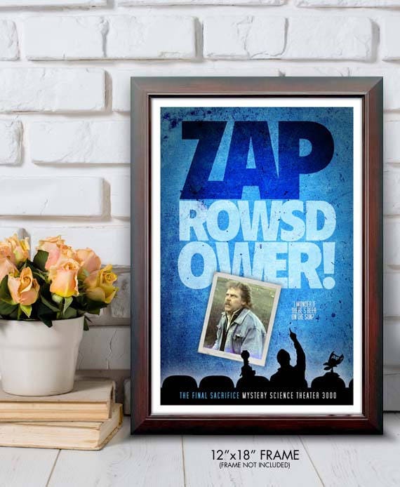 MST3K Zap Rowsdower Beer On The Sun Quote Poster | Etsy