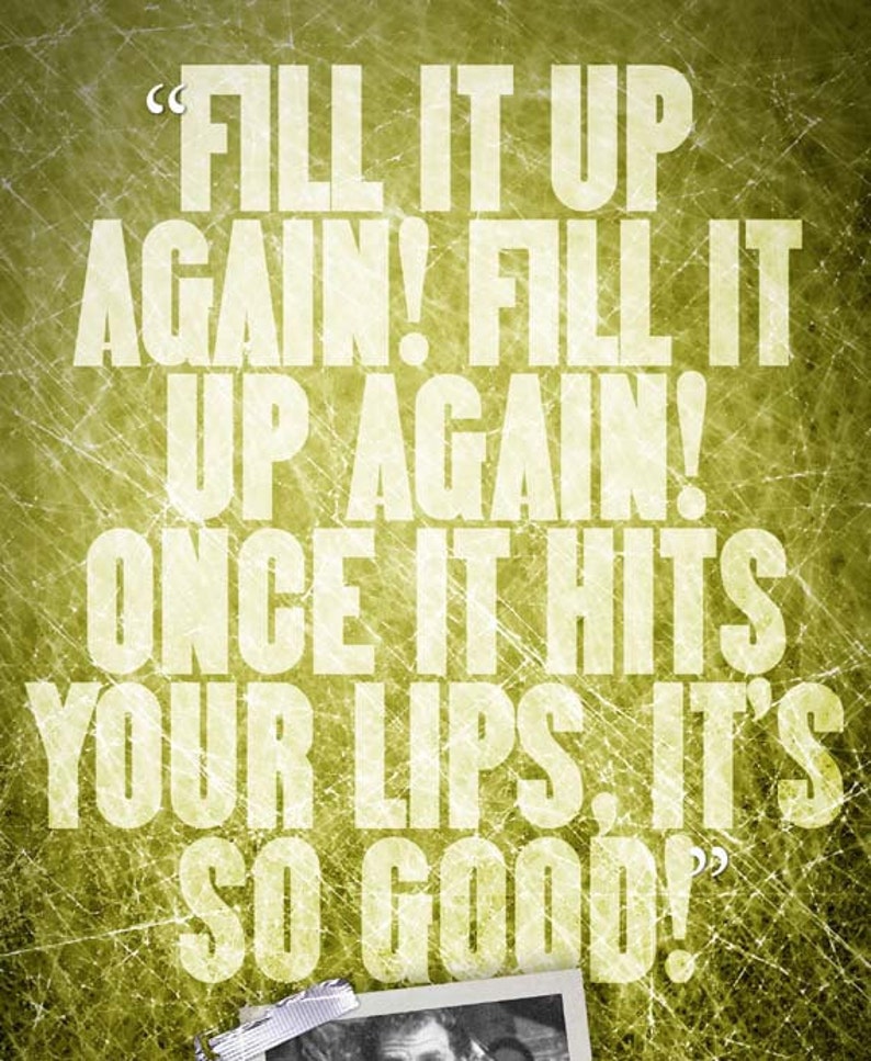 OLD SCHOOL fill It up Again Quote Poster - Etsy