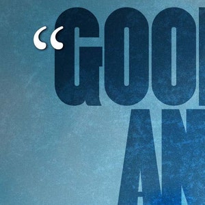 The Truman Show "good Morning - Good Night" Quote Poster (12"x18") - Etsy