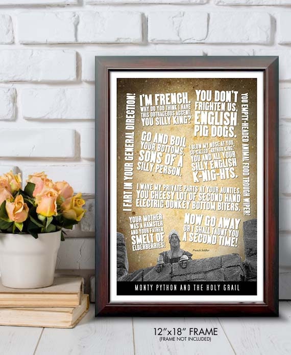 Monty Python & the Holy Grail FRENCH SOLDIER - Etsy Hong Kong