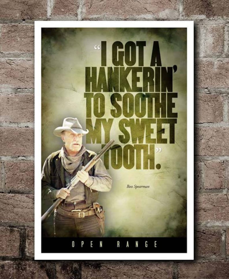 OPEN RANGE sweet Tooth Quote Poster - Etsy