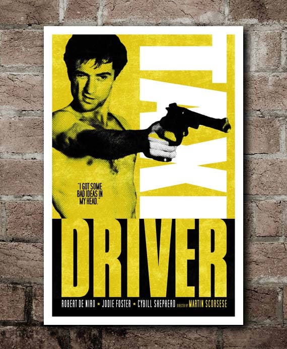 TAXI DRIVER Bad Ideas Movie Quote Poster | Etsy