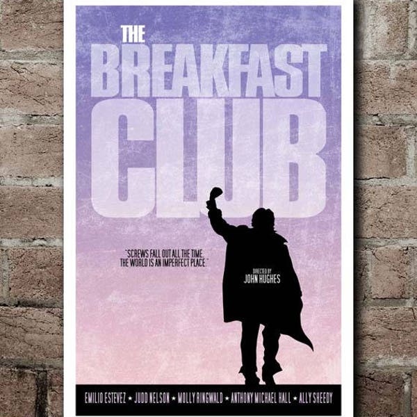 The Breakfast Club Poster - Etsy