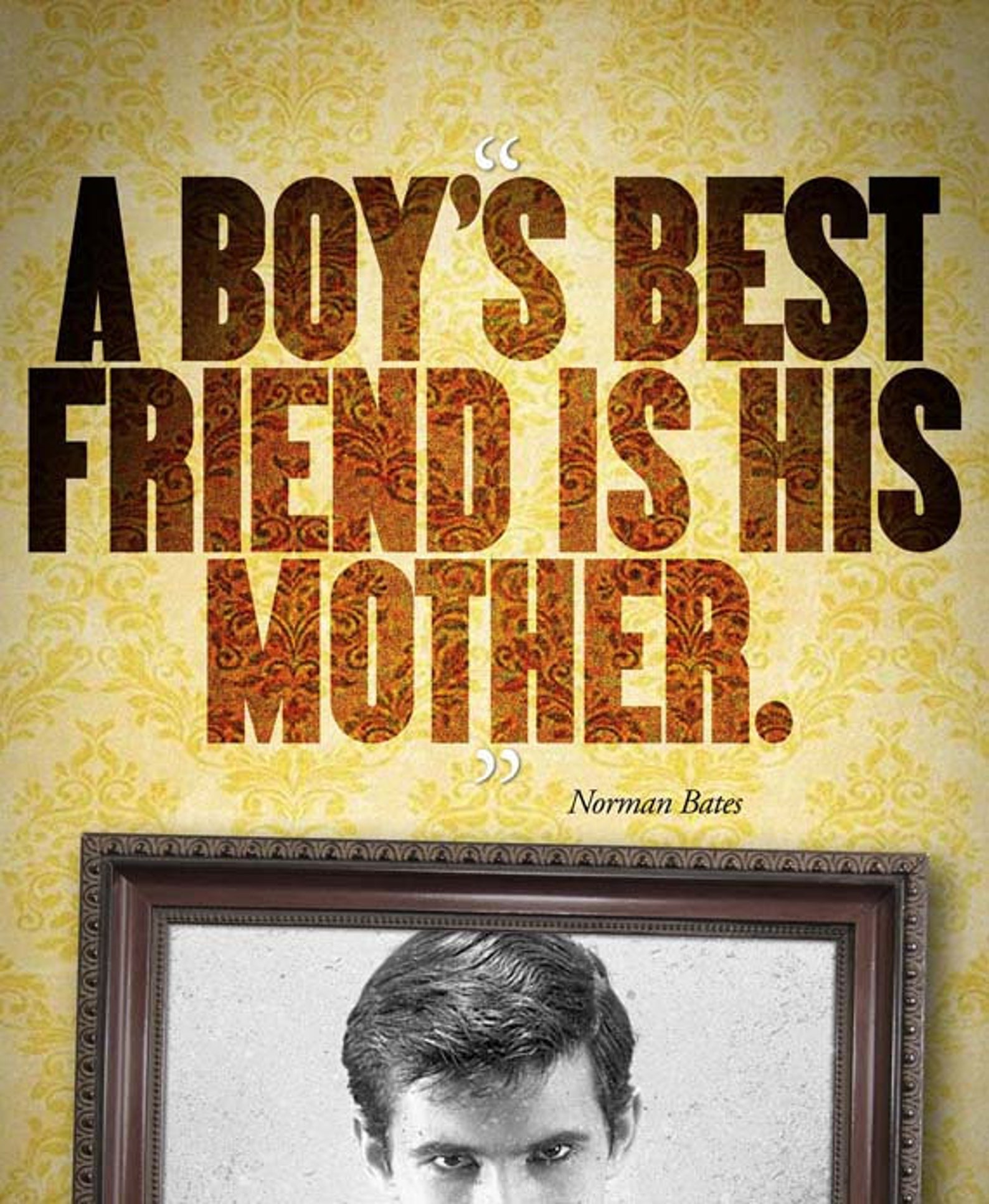 PSYCHO boy's Best Friend Quote Poster | Etsy