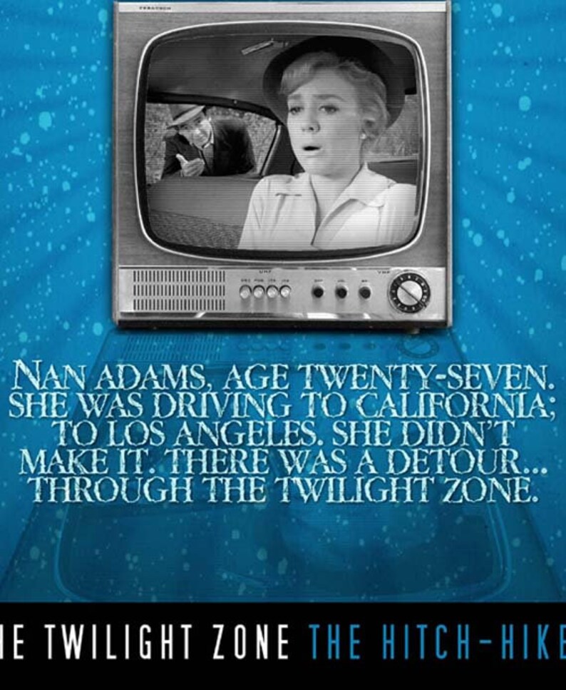 The Twilight Zone the Hitch-hiker Poster - Etsy