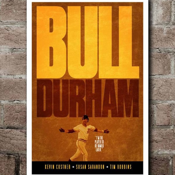 Bull Durham Poster - Etsy