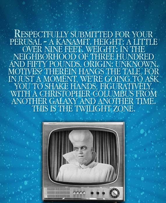 The Twilight Zone "to SERVE Man" Quote Poster (12"x18") - Etsy