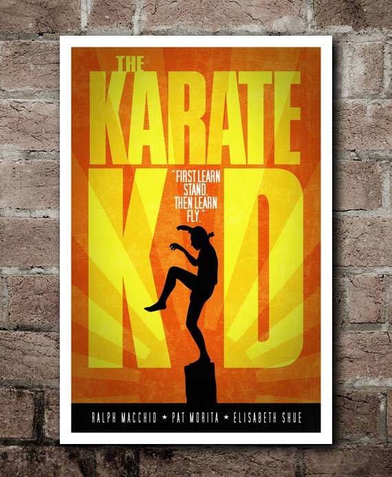 THE KARATE KID Movie Quote Poster 12x18 | Etsy