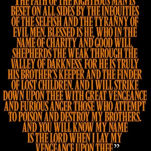 PULP FICTION - JULES Quote Poster (12"x18") - Etsy